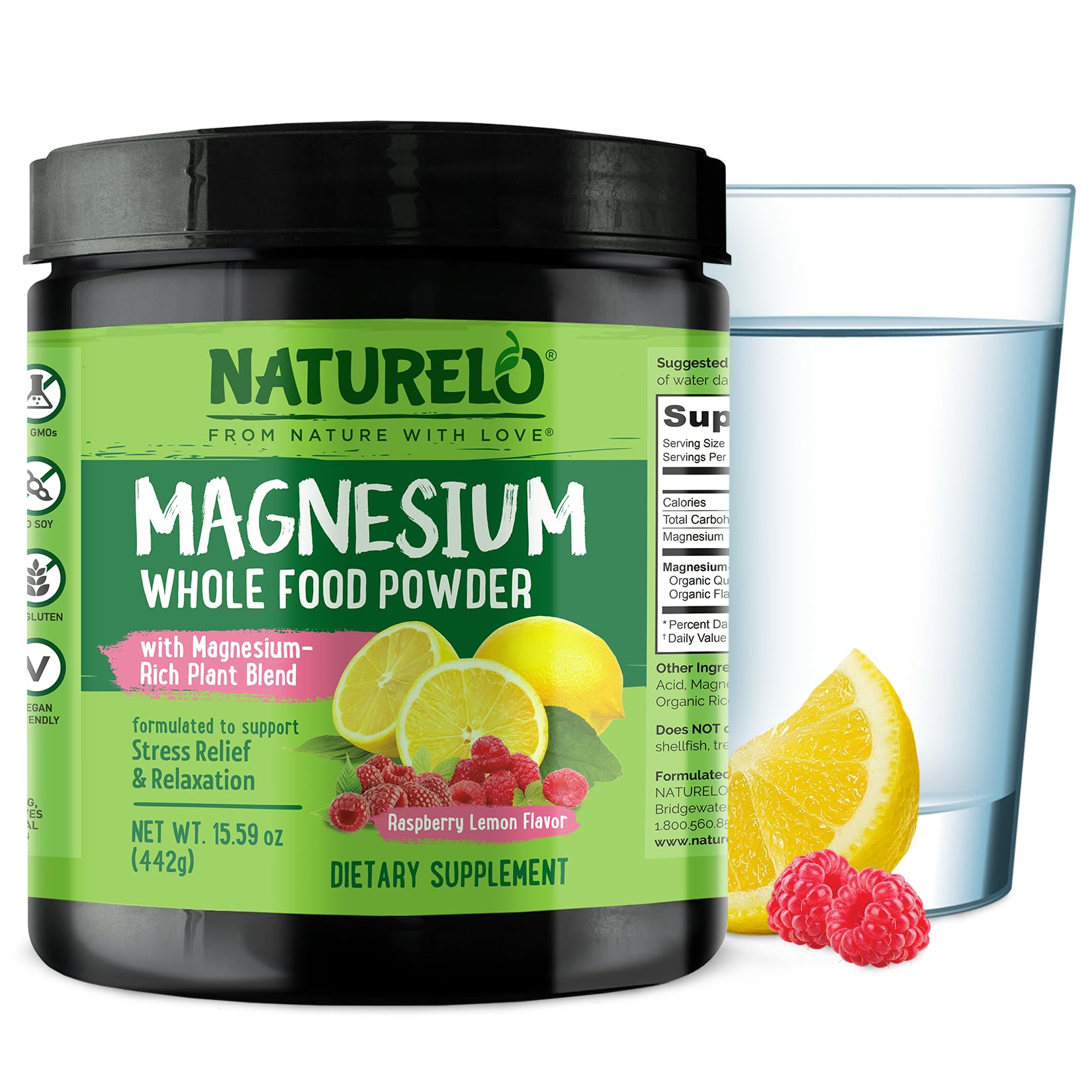 NATURELO magnesium powder for stress relief