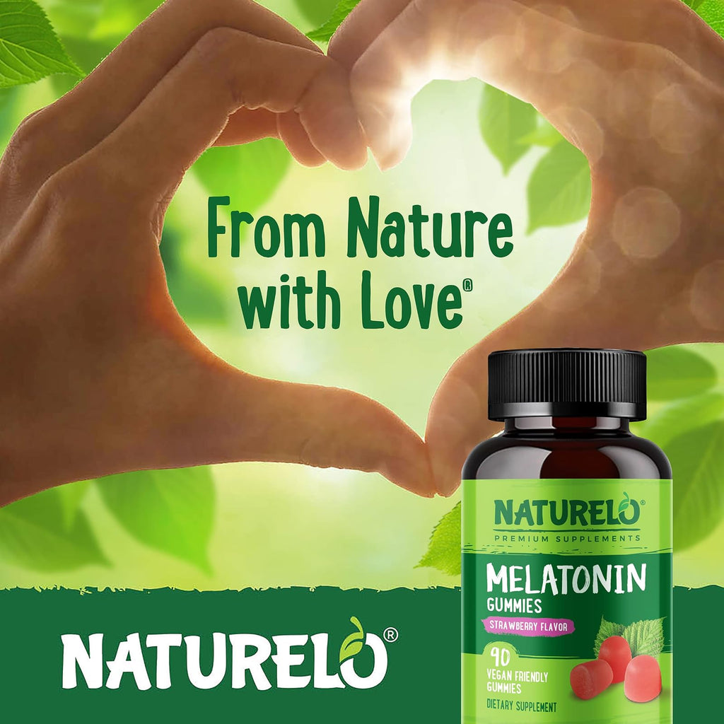 NATURELO melatonin gummies for better sleep