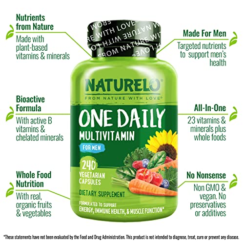 NATURELO men's health support vitamins