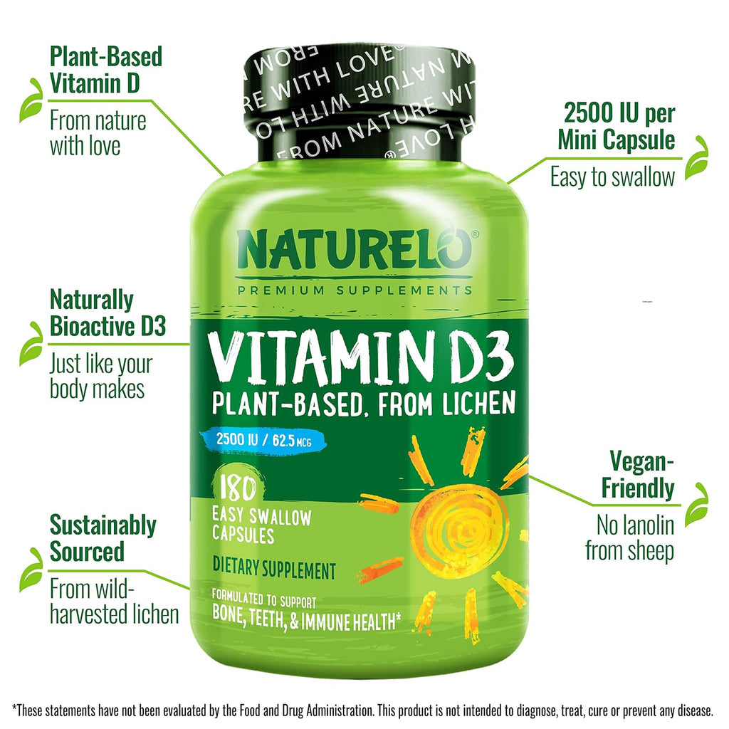 NATURELO mini capsules for easy swallowing