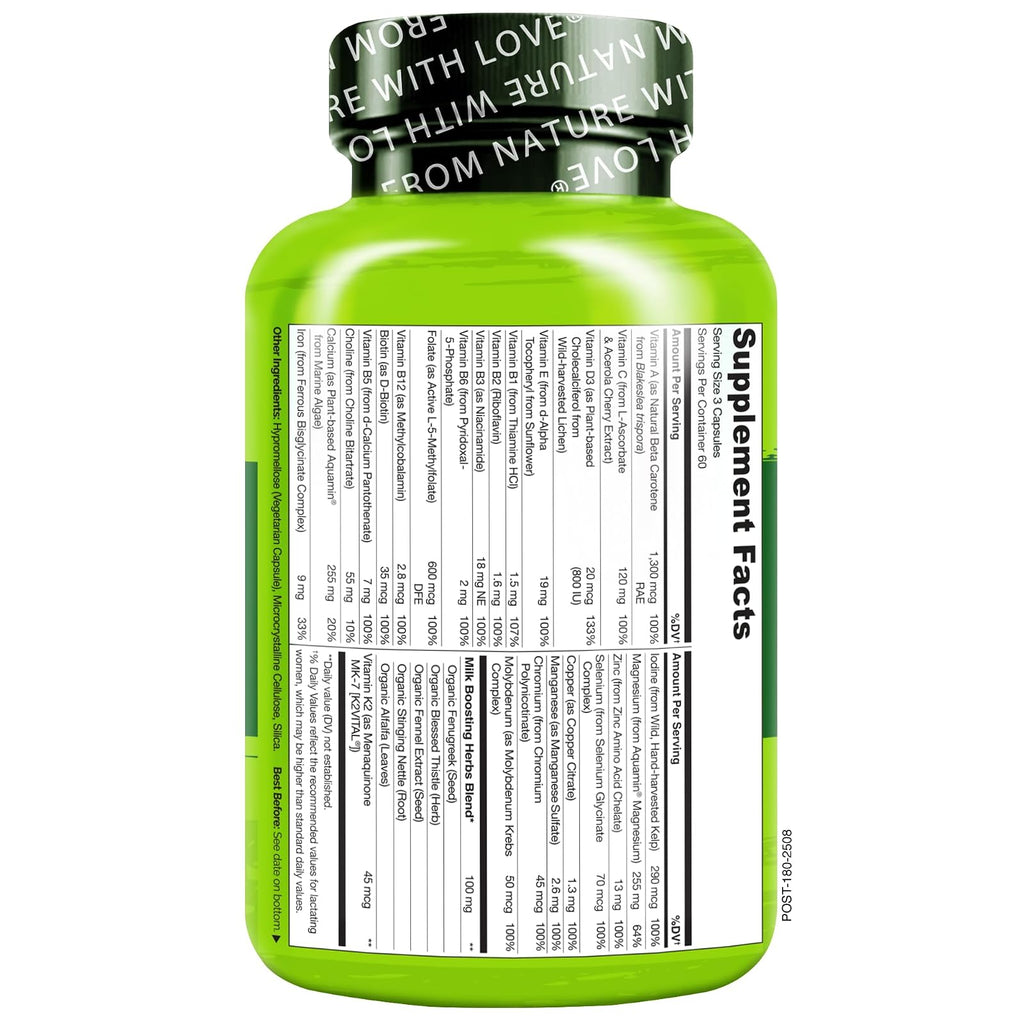 NATURELO multivitamins for overall wellness