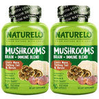 NATURELO mushroom supplement for wellness