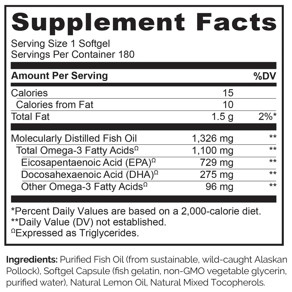 NATURELO omega 3 for brain support