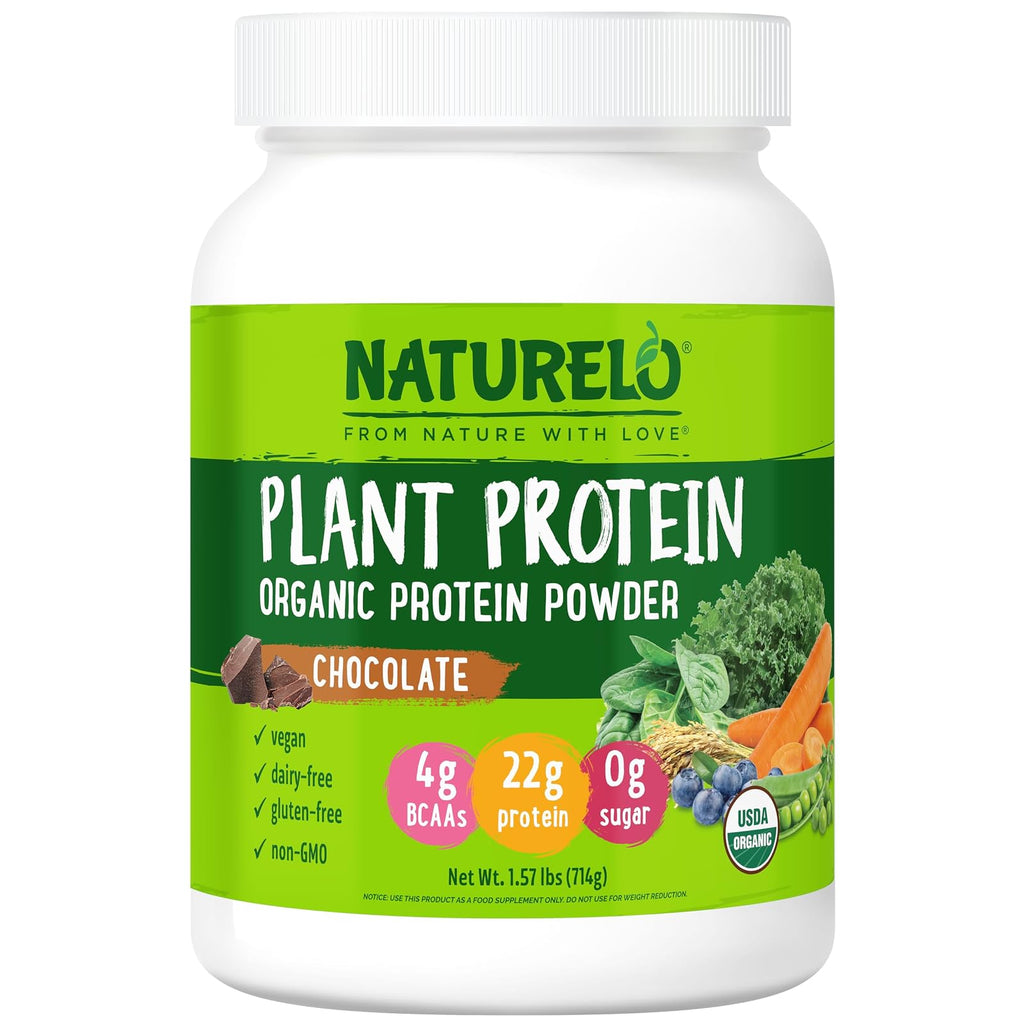 NATURELO plant protein powder chocolate
