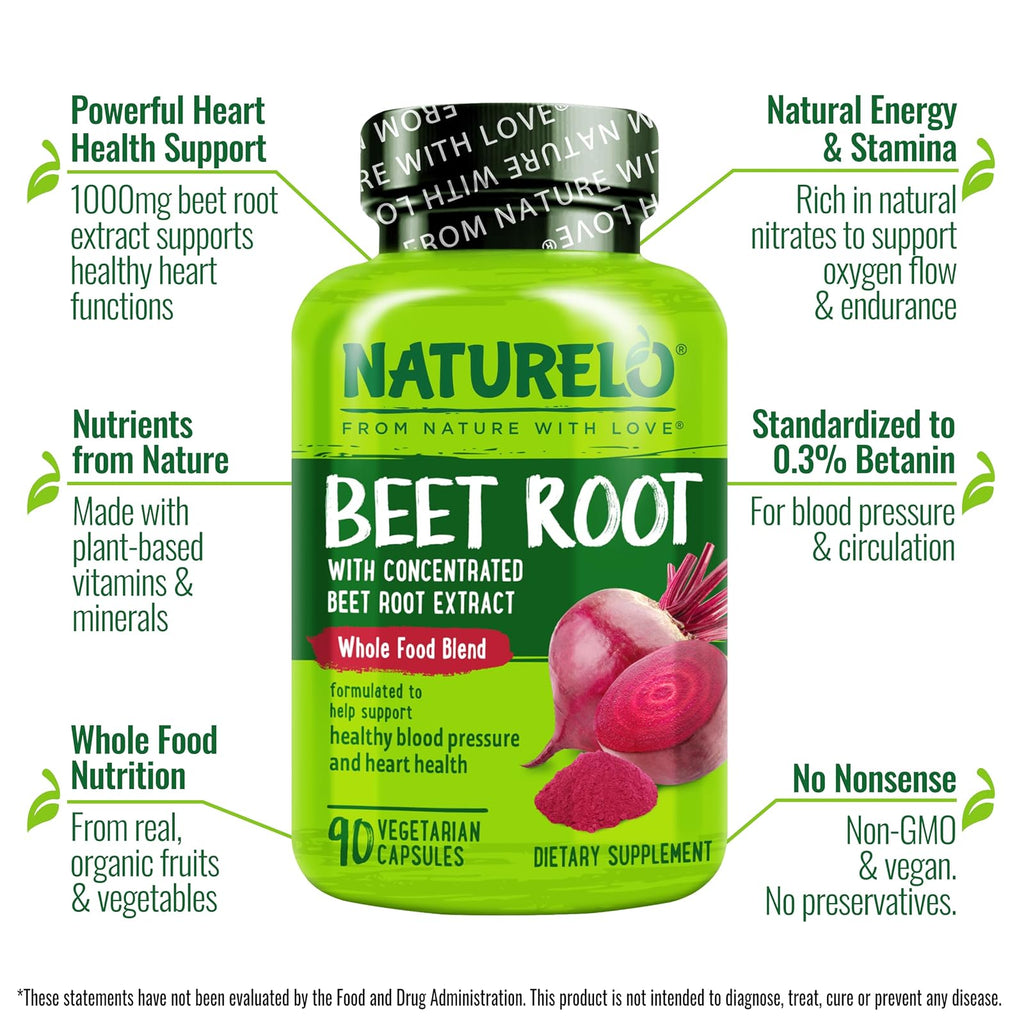 NATURELO superfood beet root nutrition