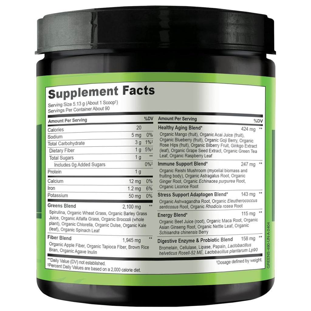 NATURELO superfood powder for wellness