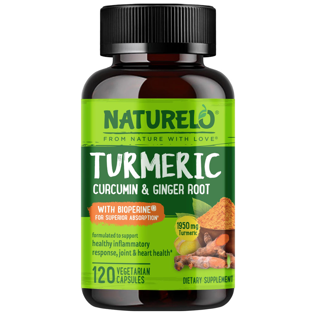 NATURELO turmeric curcumin capsules
