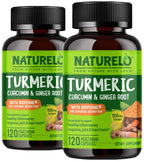 NATURELO turmeric curcumin vegan capsules