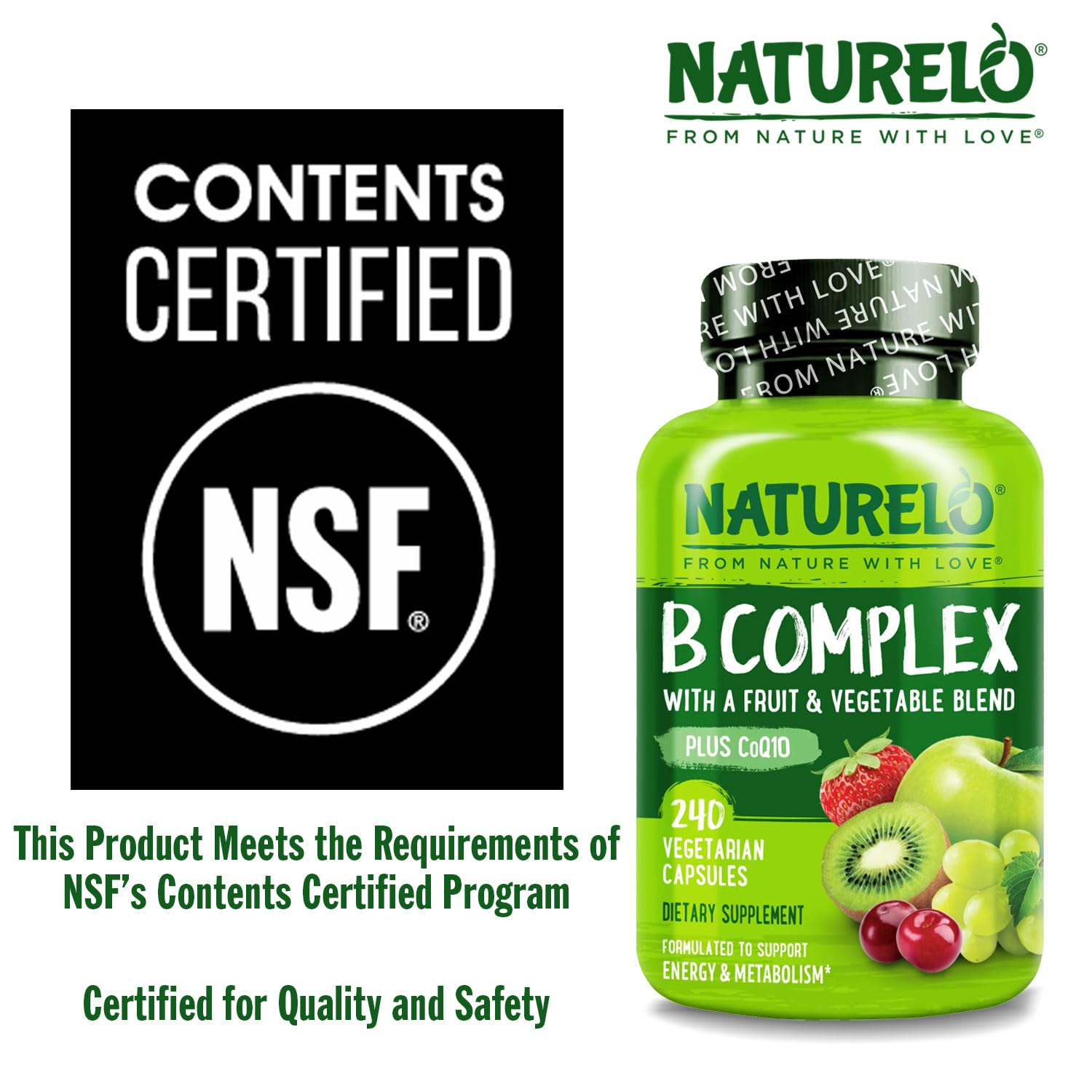 NATURELO vitamin b complex benefits
