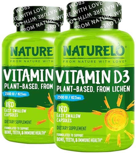 NATURELO Vitamin D3 2500 IU capsules