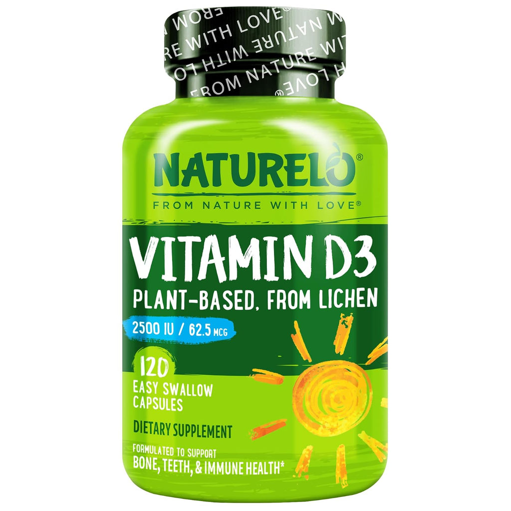 NATURELO Vitamin D3 2500 IU capsules