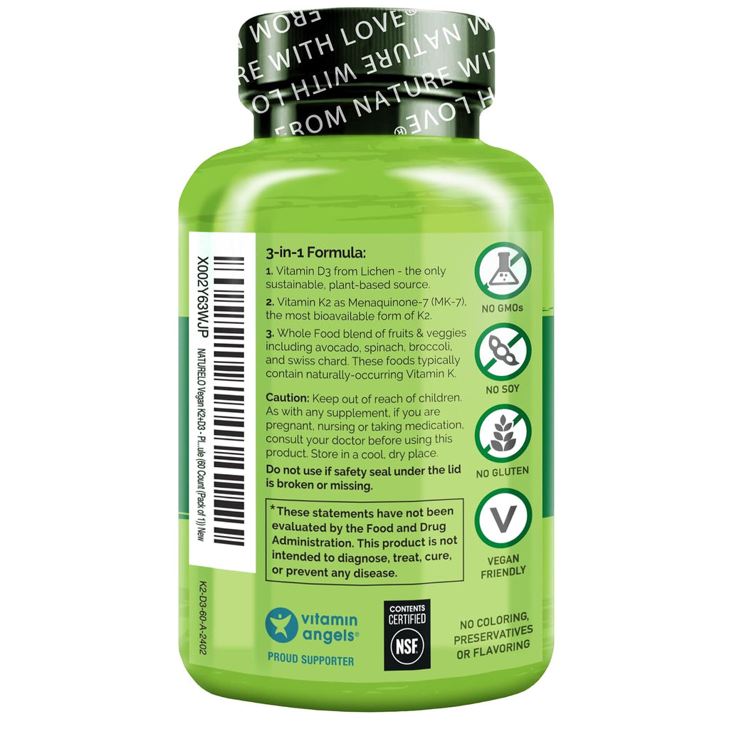 NATURELO vitamin D3 for energy