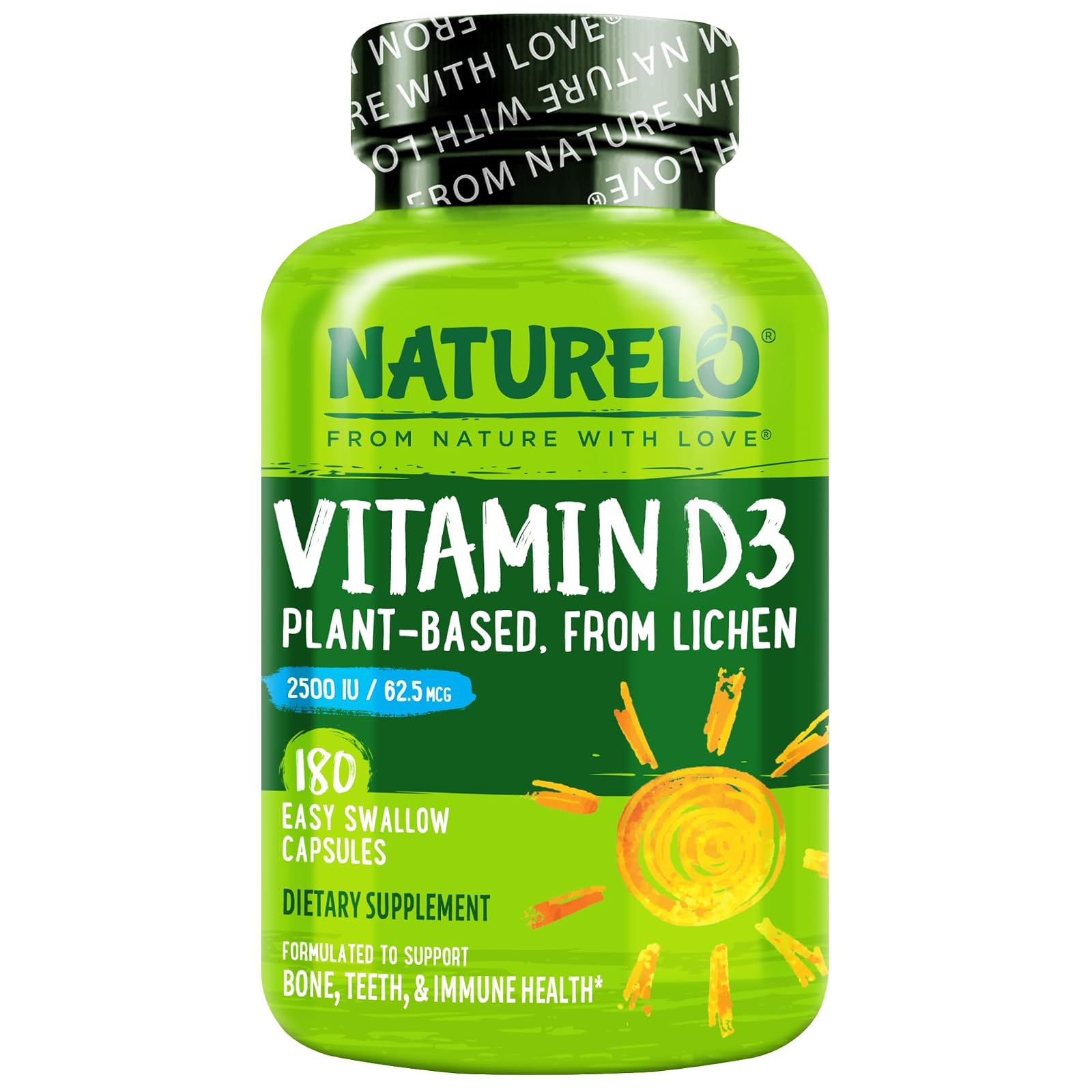 NATURELO Vitamin D3 softgels for immunity