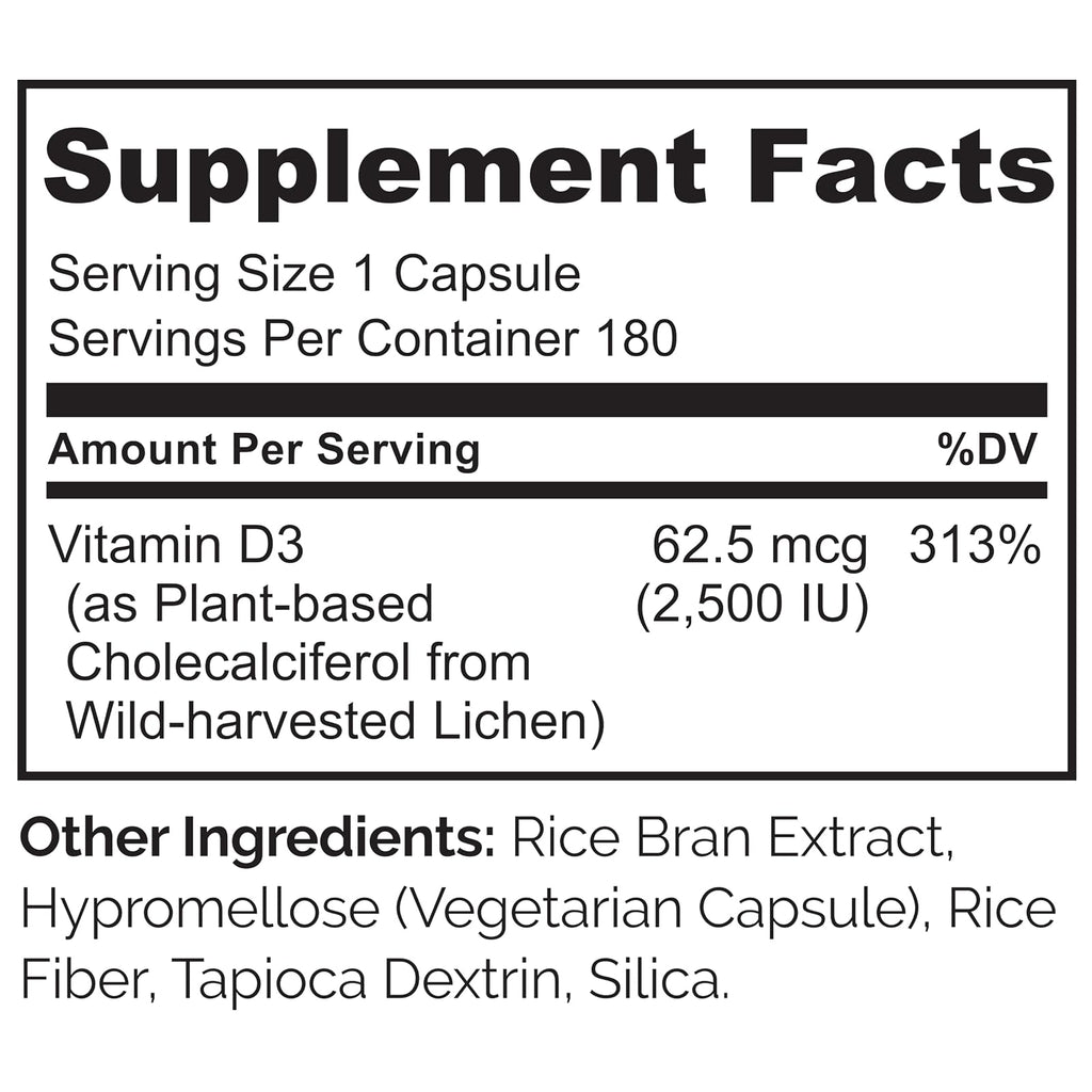 NATURELO vitamin D3 supports bone health