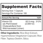 NATURELO vitamin D3 supports bone health