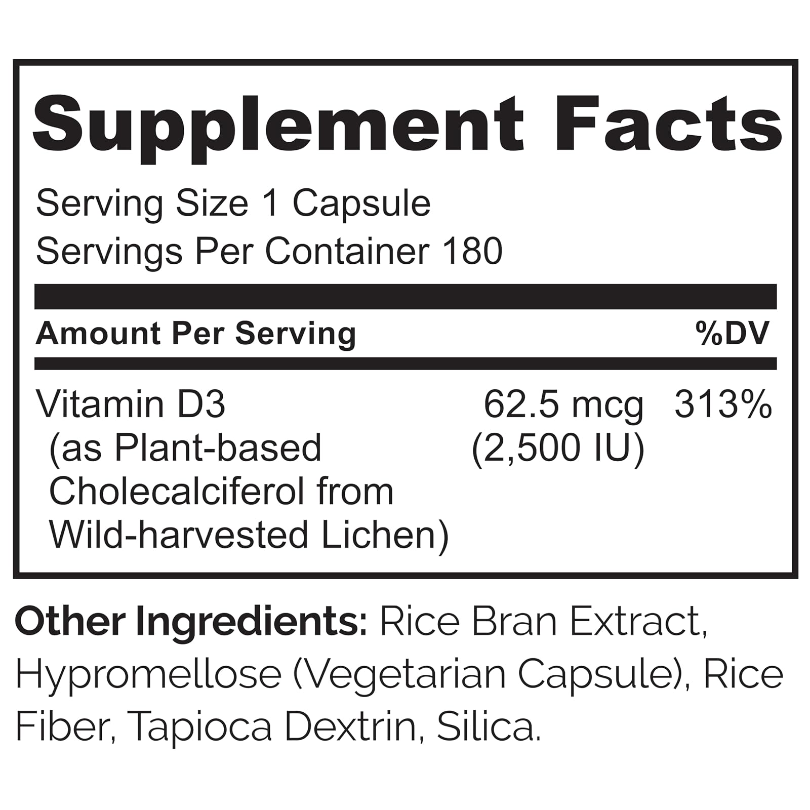 NATURELO vitamin D3 supports bone health