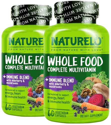 NATURELO whole food multivitamin capsules