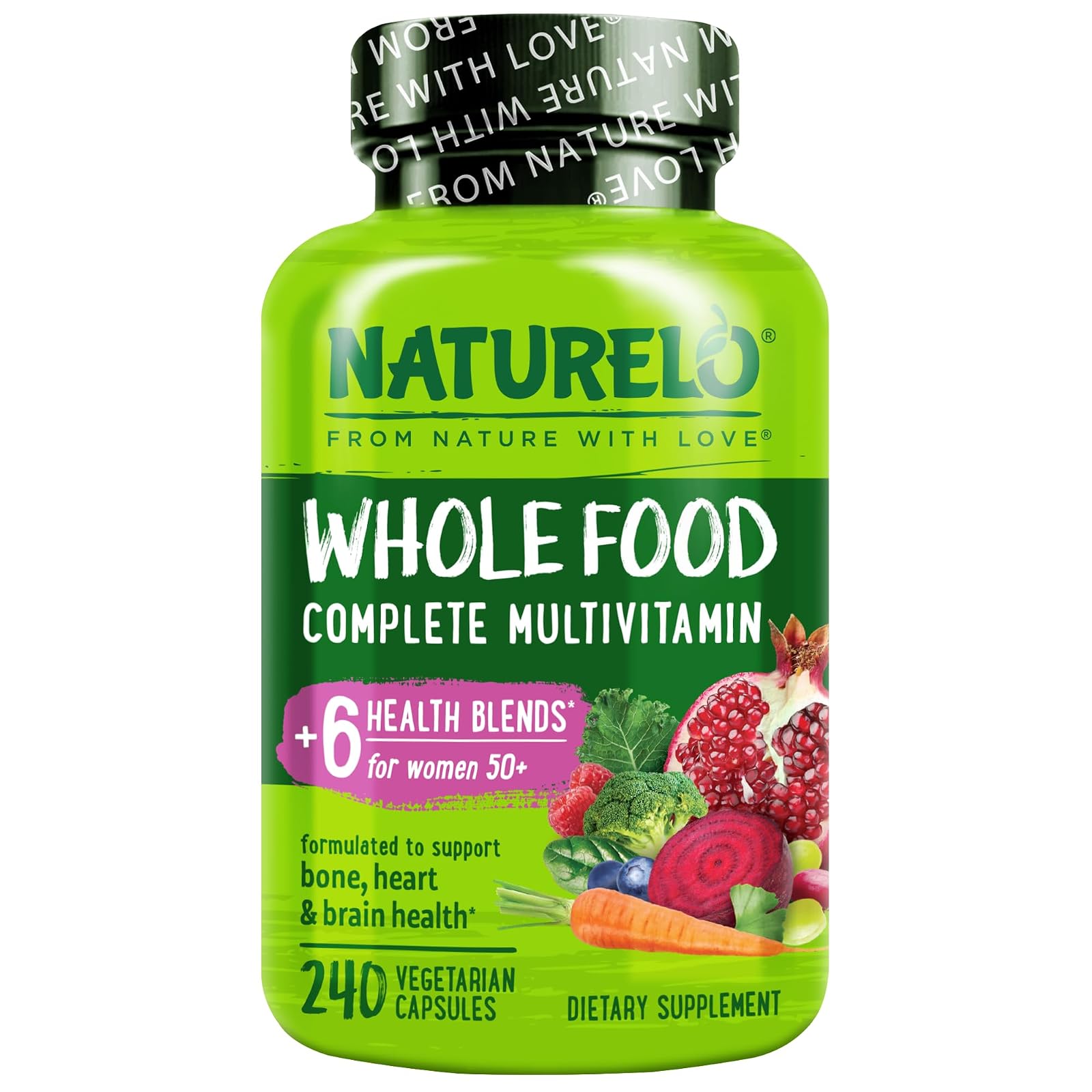 NATURELO whole food multivitamin for seniors