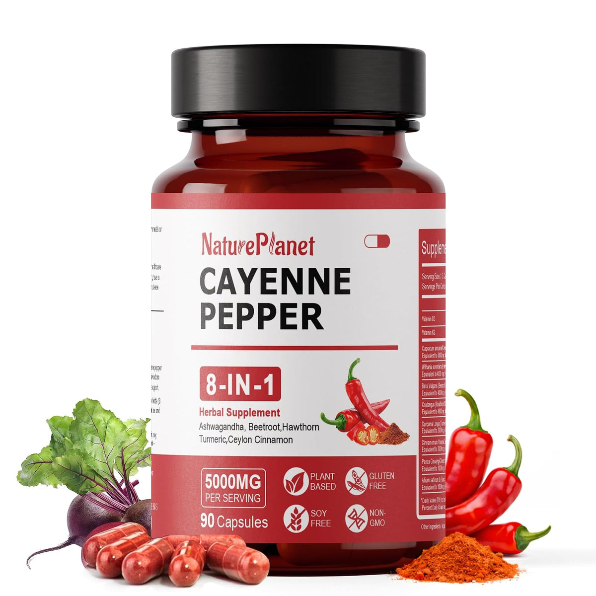 NaturePlanet cayenne pepper health benefits