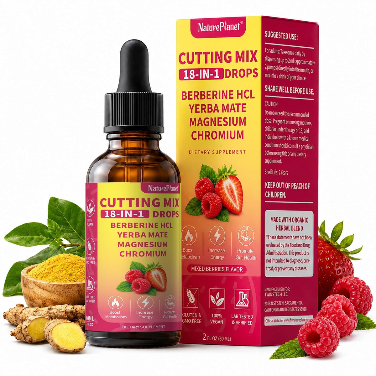 NaturePlanet herbal blend drops