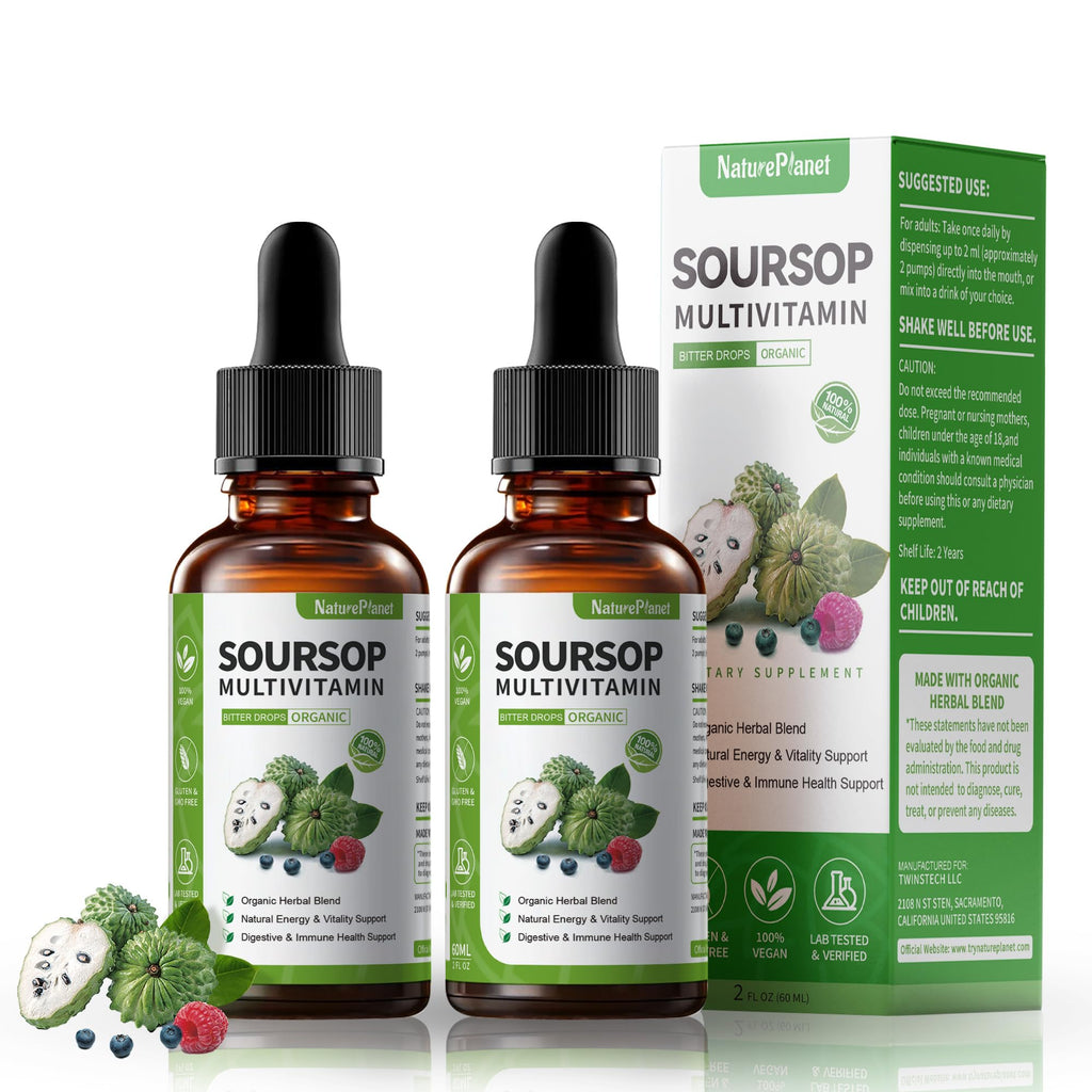 NaturePlanet soursop bitters immune support
