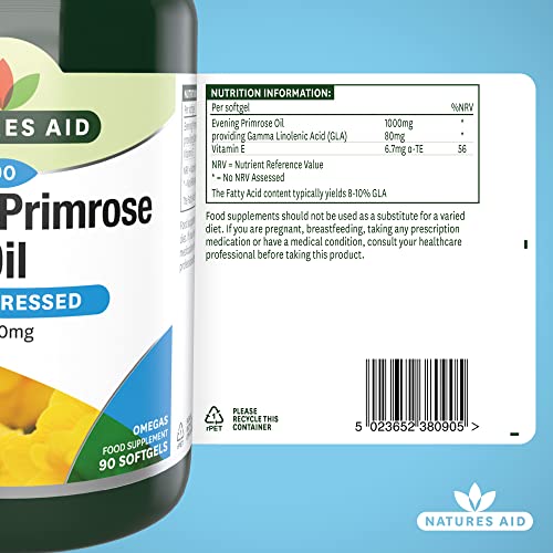 Natures Aid evening primrose for overall wellness