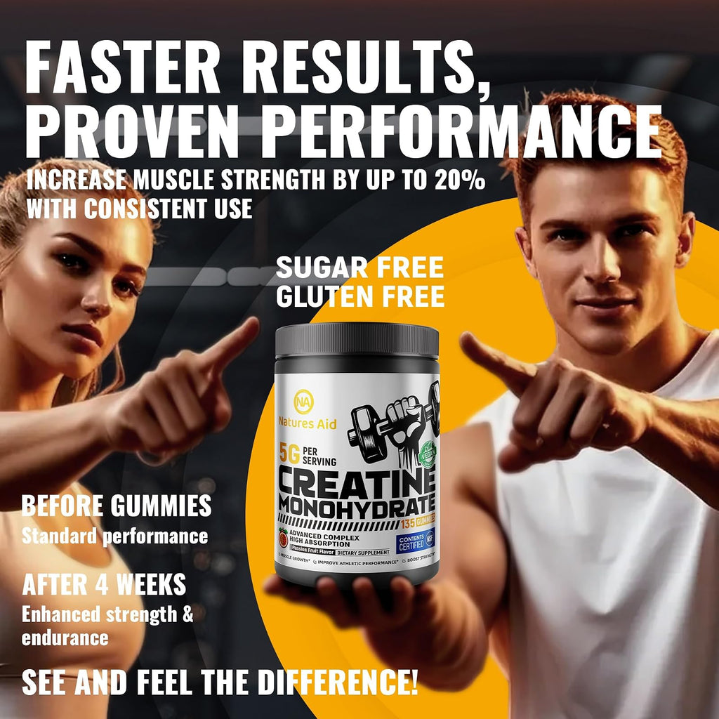 Natures Aid gummies for enhanced performance