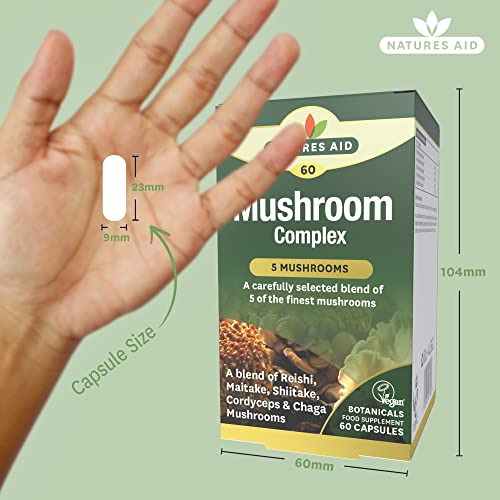 NATURES AID mushrooms for vitality