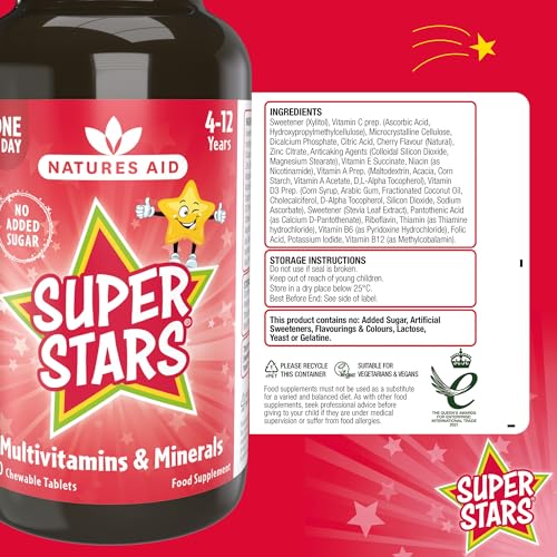 Natures Aid Super chewable multivitamins