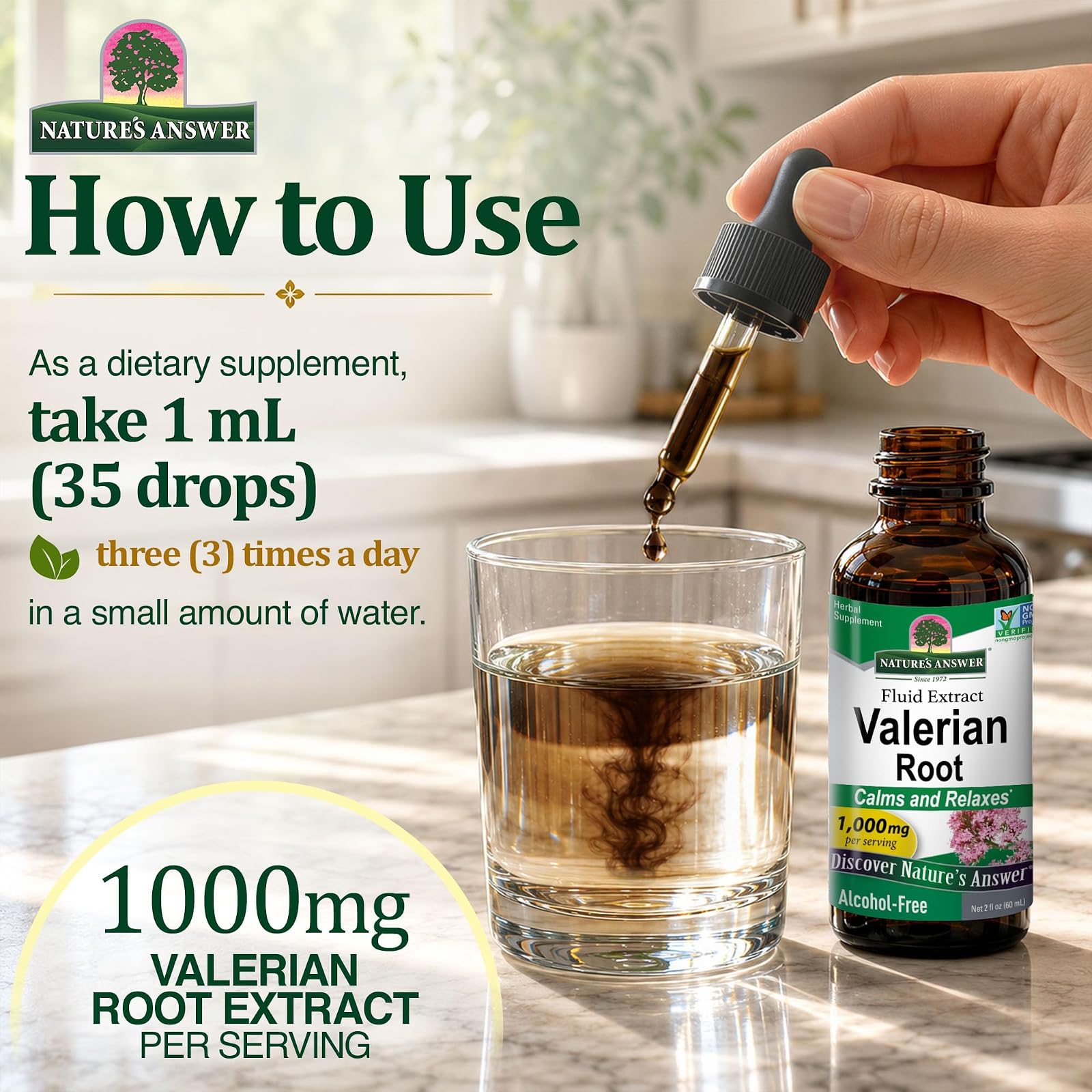 Natures Answer herbal valerian solution