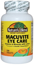 Natures Blend Macuvite eye supplements