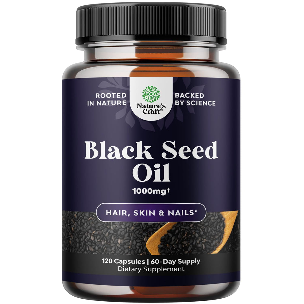 Natures Craft black seed oil capsules