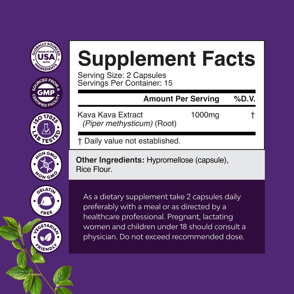 Natures Craft calming kava kava