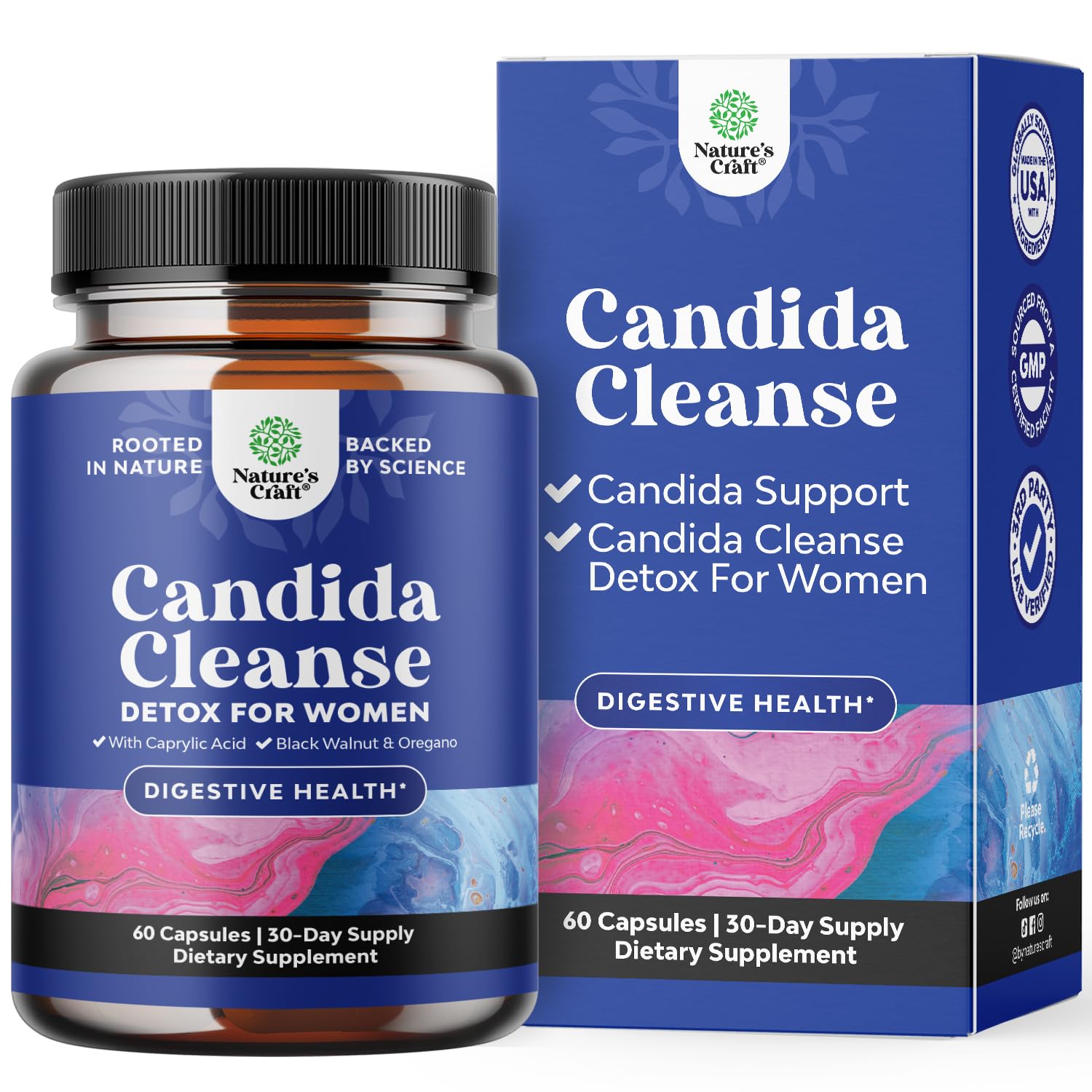 Natures Craft ginger tea capsules