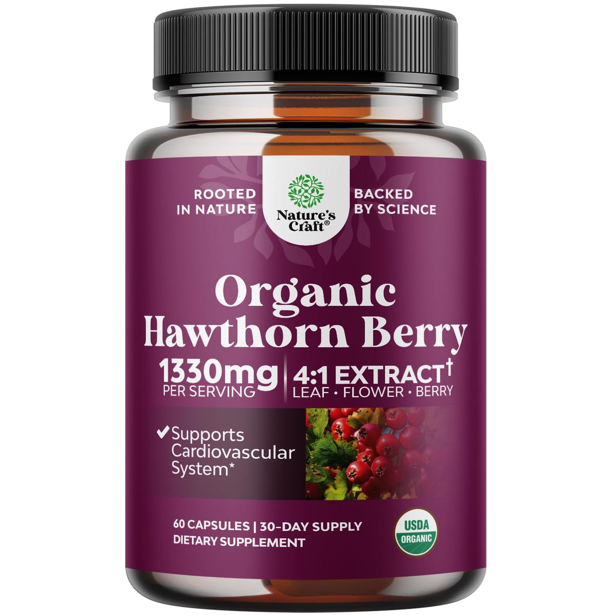 Natures Craft Hawthorn Berry capsules