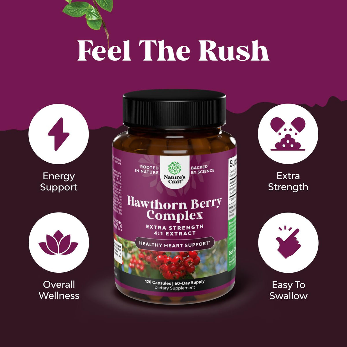 Natures Craft Hawthorn for cardiovascular support
