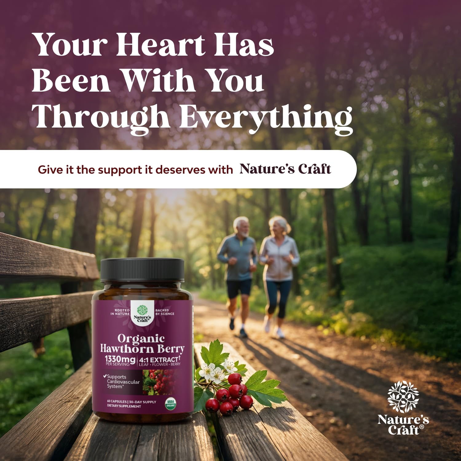 Natures Craft herbal capsules for energy