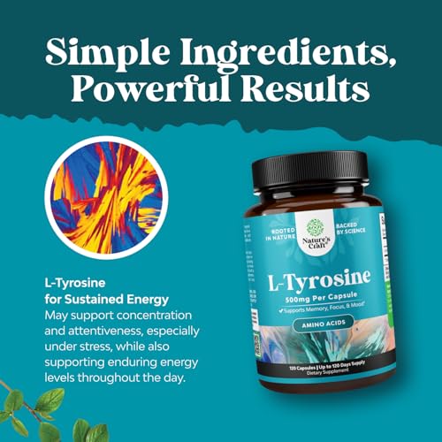 Natures Craft L-Tyrosine focus boosting capsules