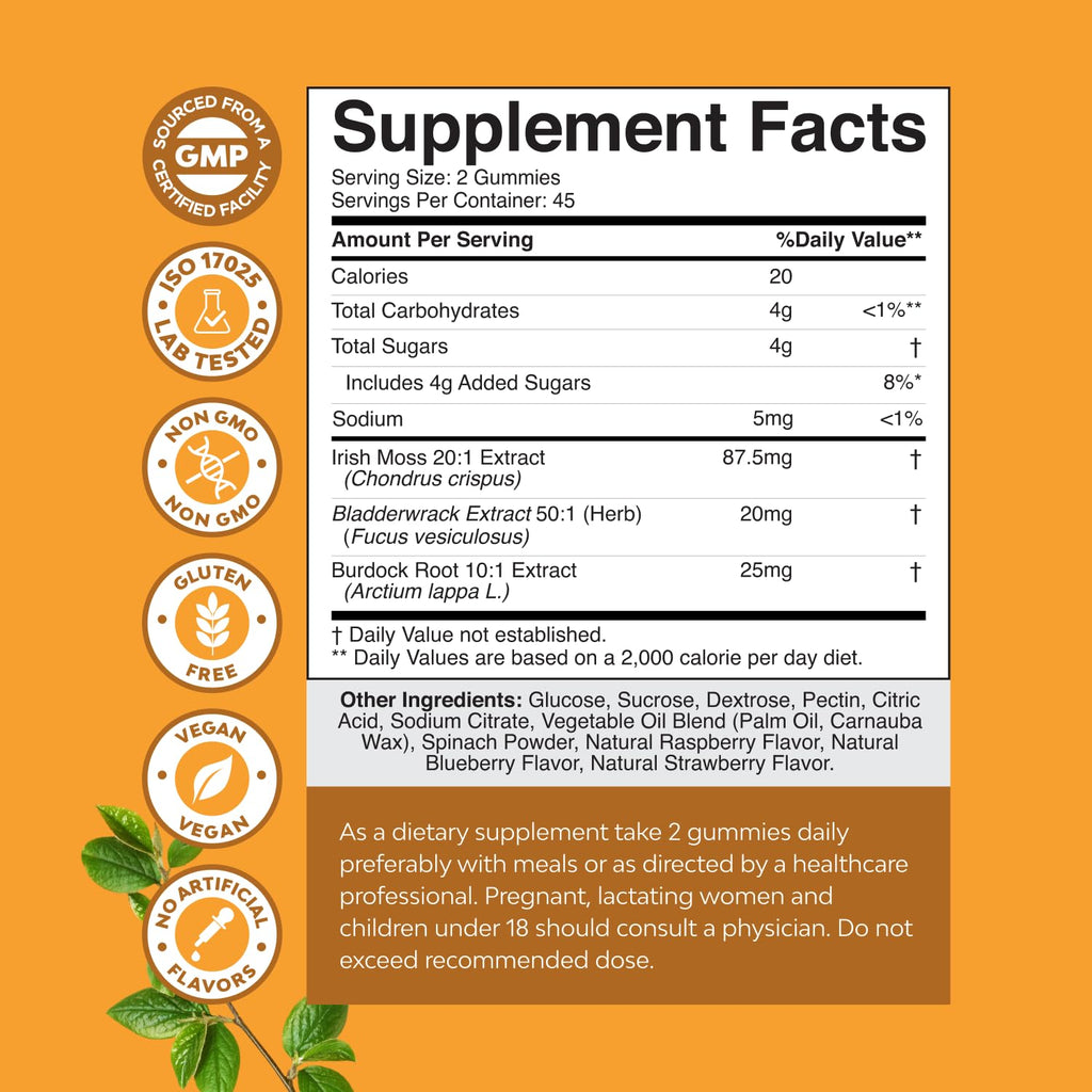 Natures Craft sea moss gummies for vitality