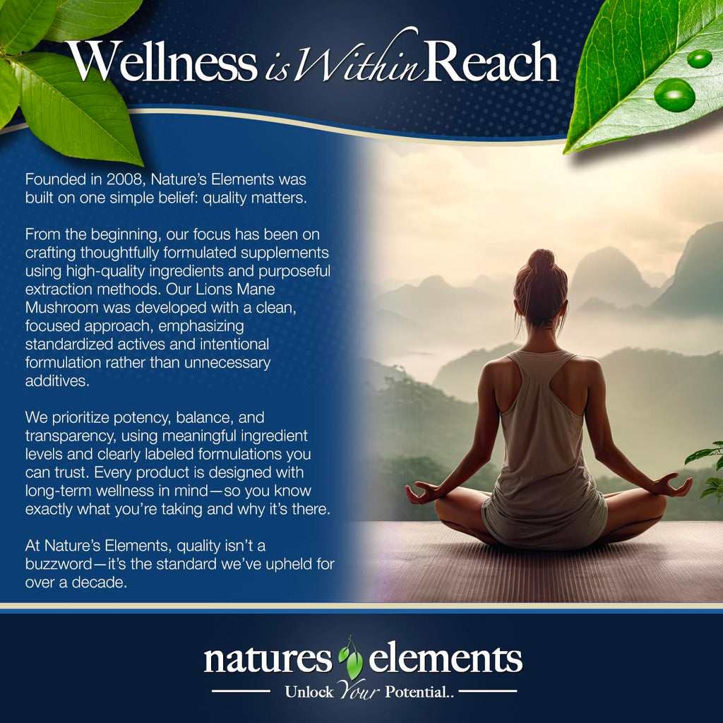 Natures Elements mushroom adaptogen
