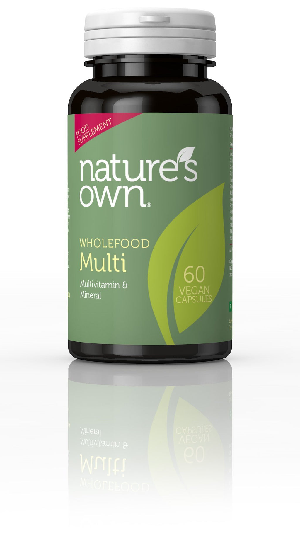 Natures Own vegan multivitamin capsules