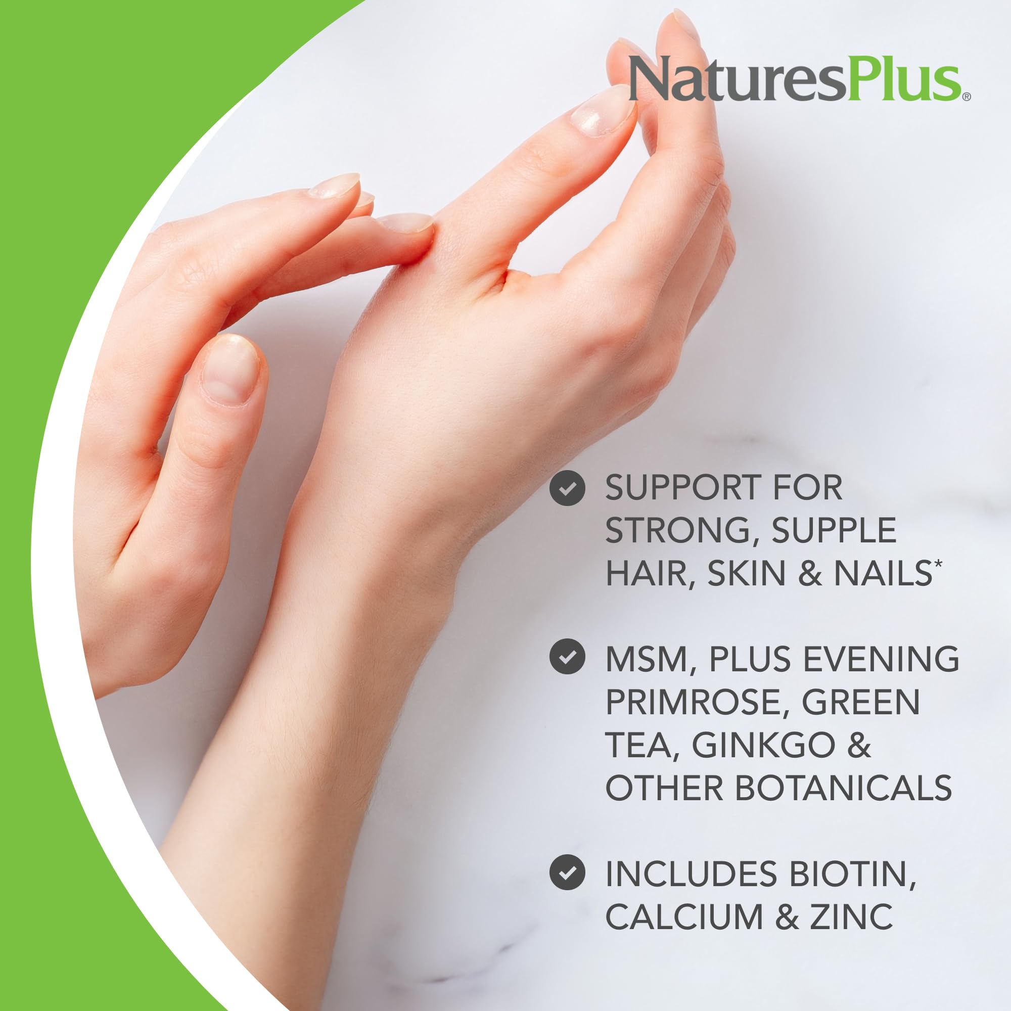Natures Plus Hair tablets for beauty support