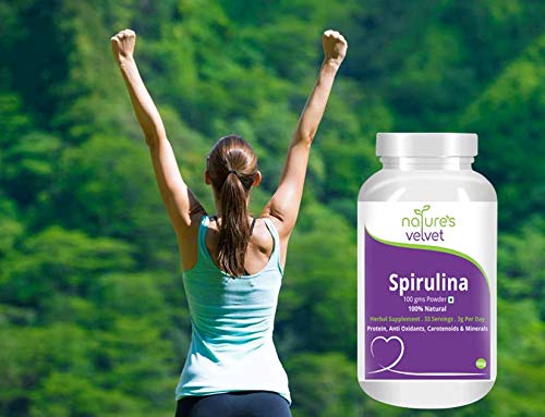 Natures Velvet spirulina for athletes