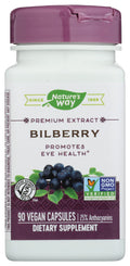 Natures Way bilberry extract capsules