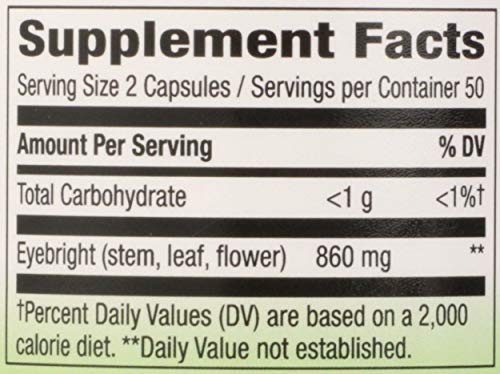 Natures Way blended vitamins for eyesight