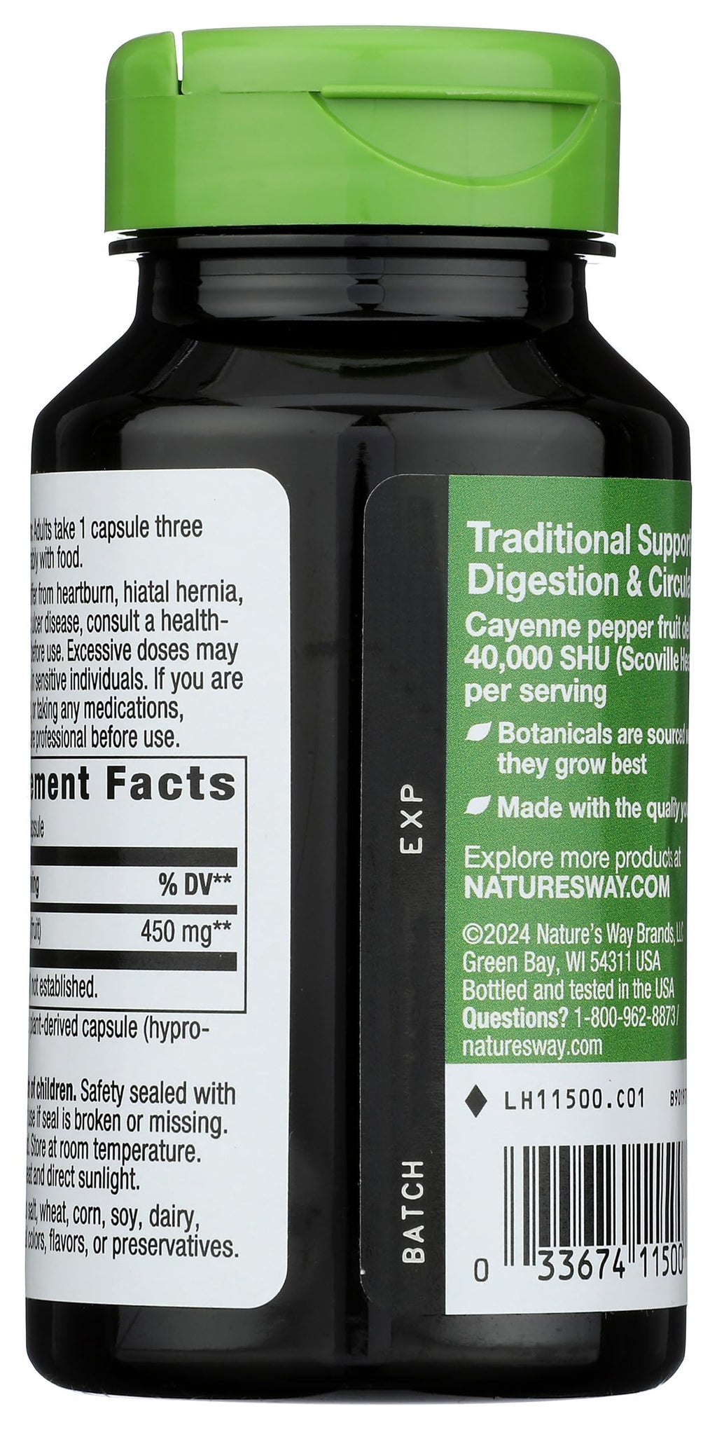 Natures Way cayenne for metabolism boost
