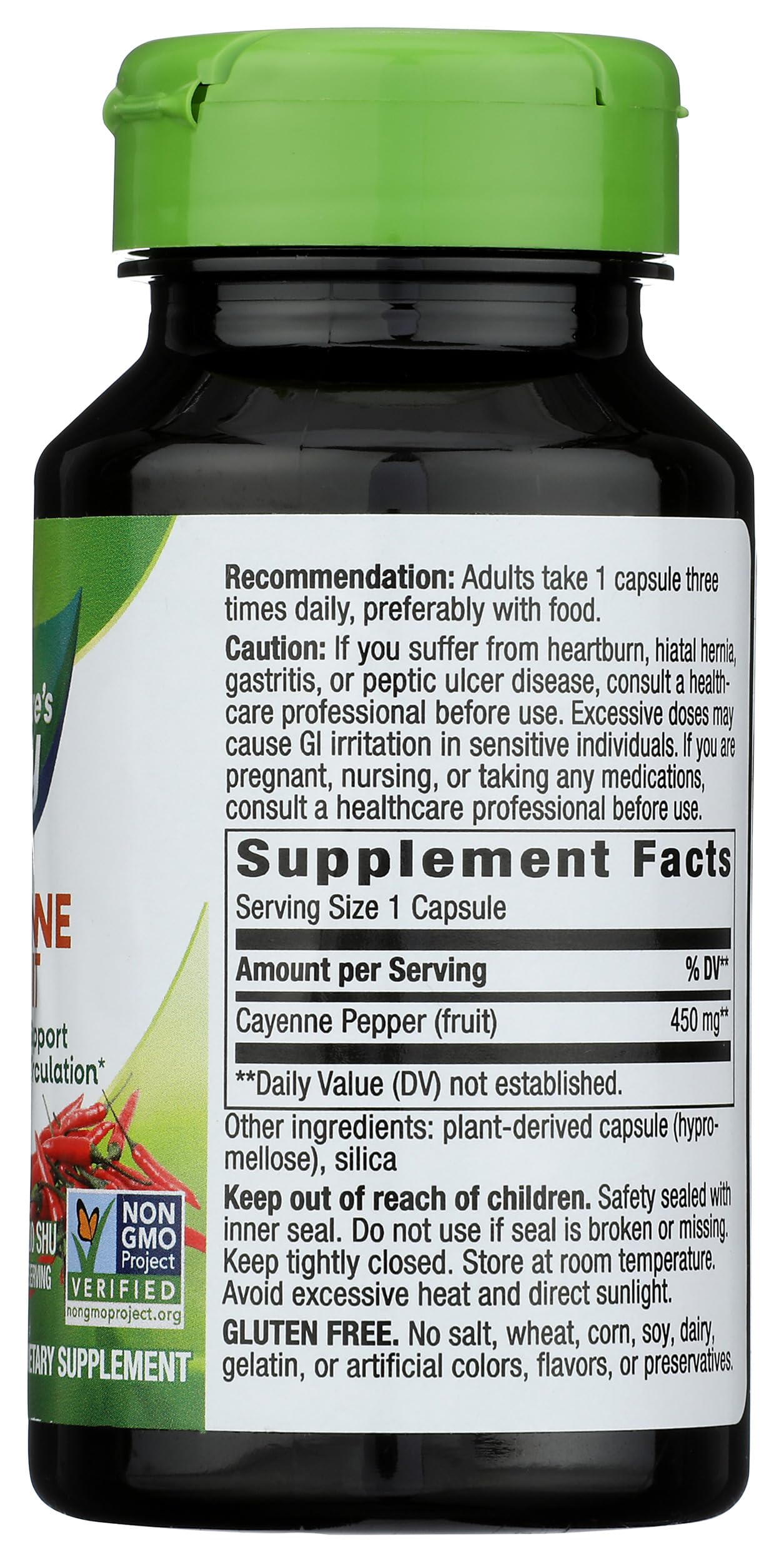 Natures Way cayenne for overall wellness