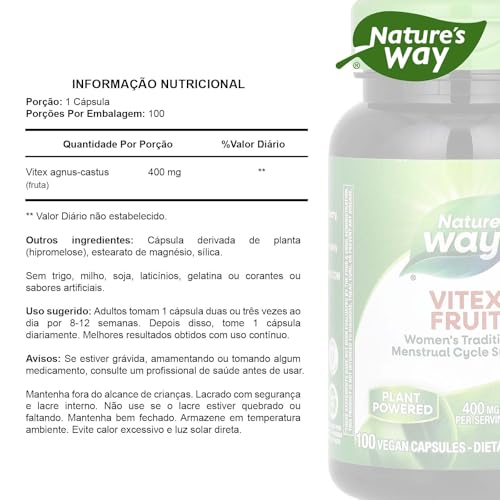 Natures Way Vitex for wellness