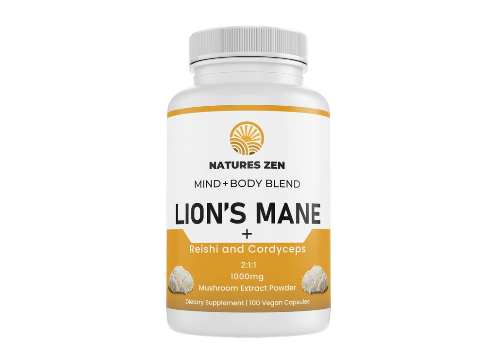 Natures Zen mushroom extract capsules