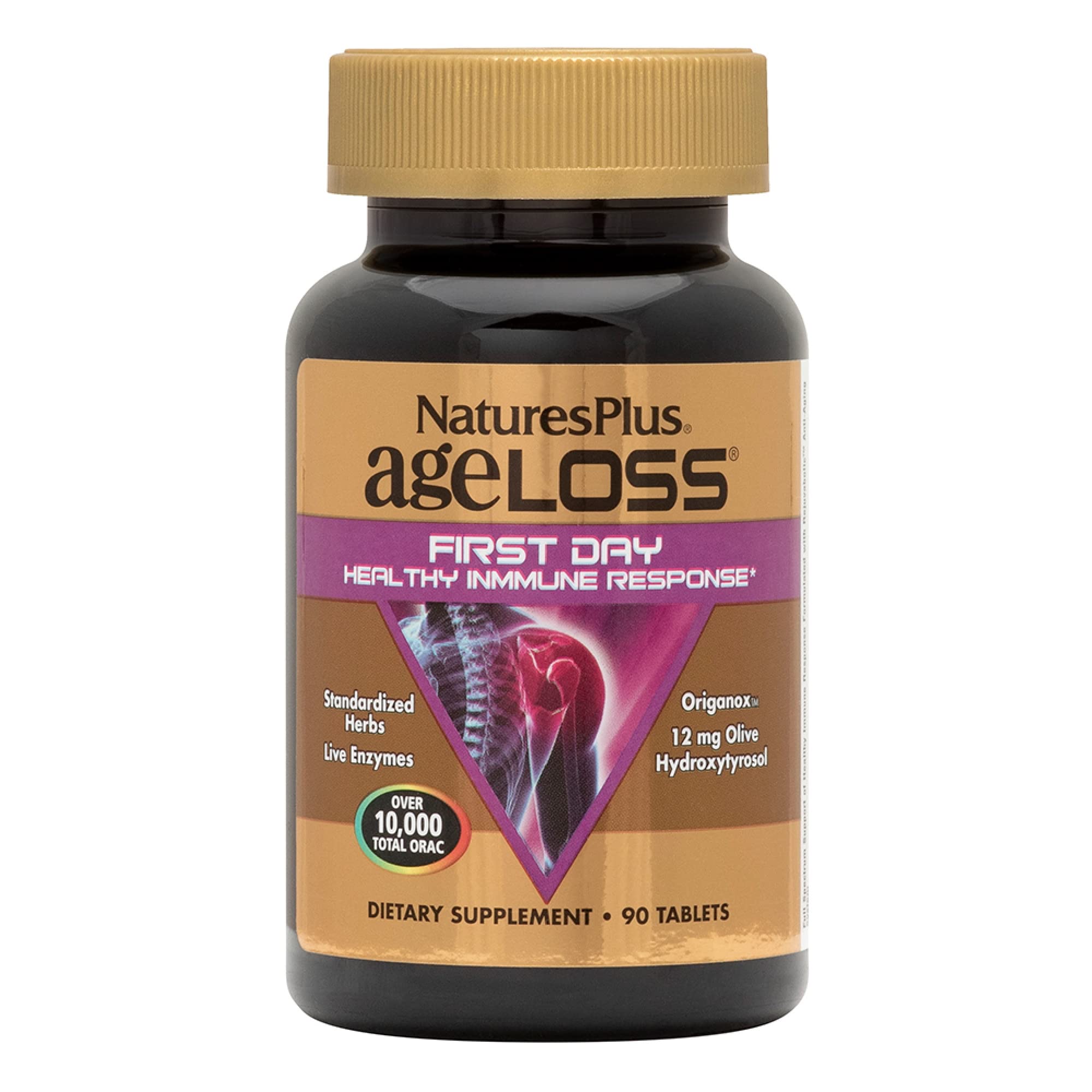 NaturesPlus AgeLoss immune support tablets